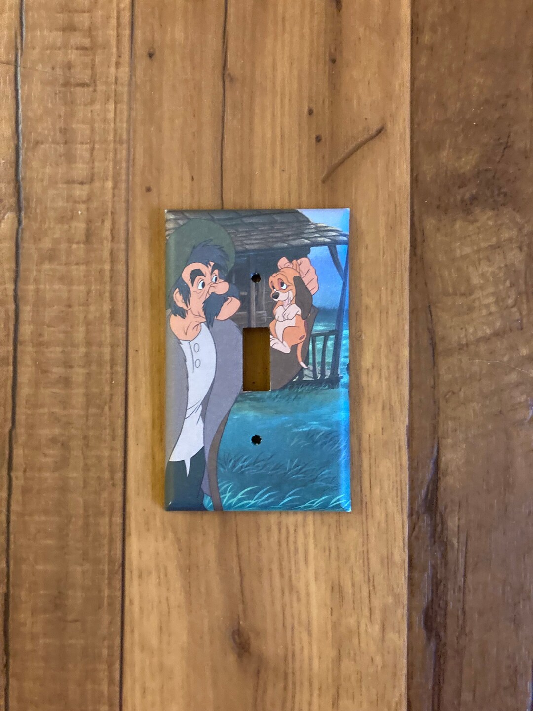 Copper and Tod Fox and the Hound Light Switch Cover Plate, Amos Slade ...