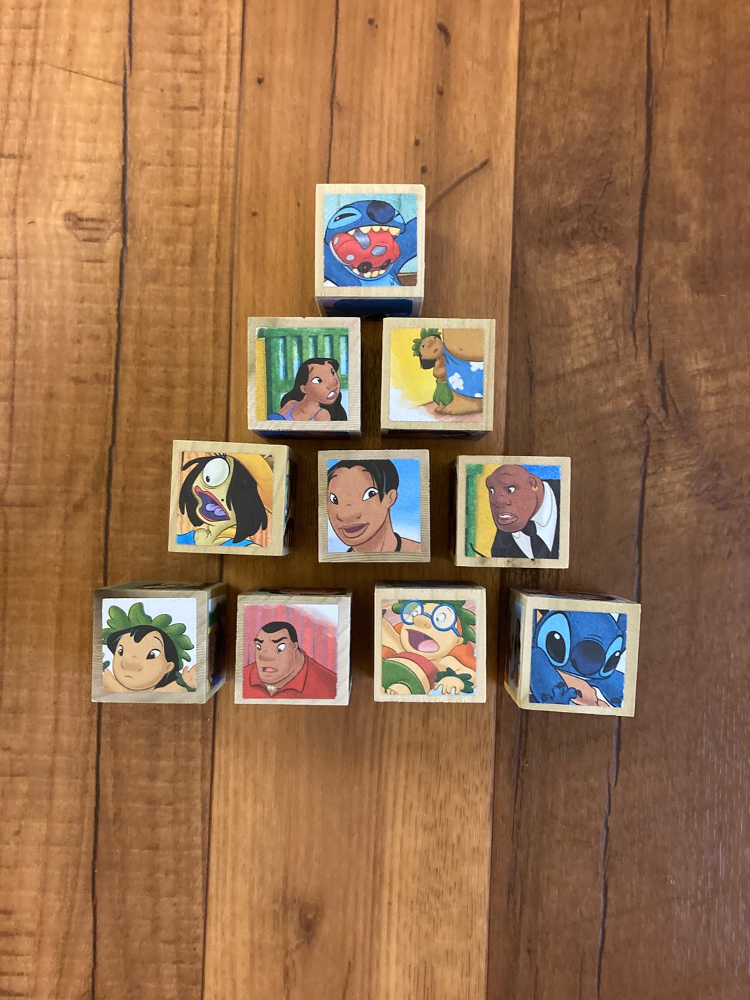 Lilo and Stitch Nursery Block Set, Wooden Blocks - Etsy