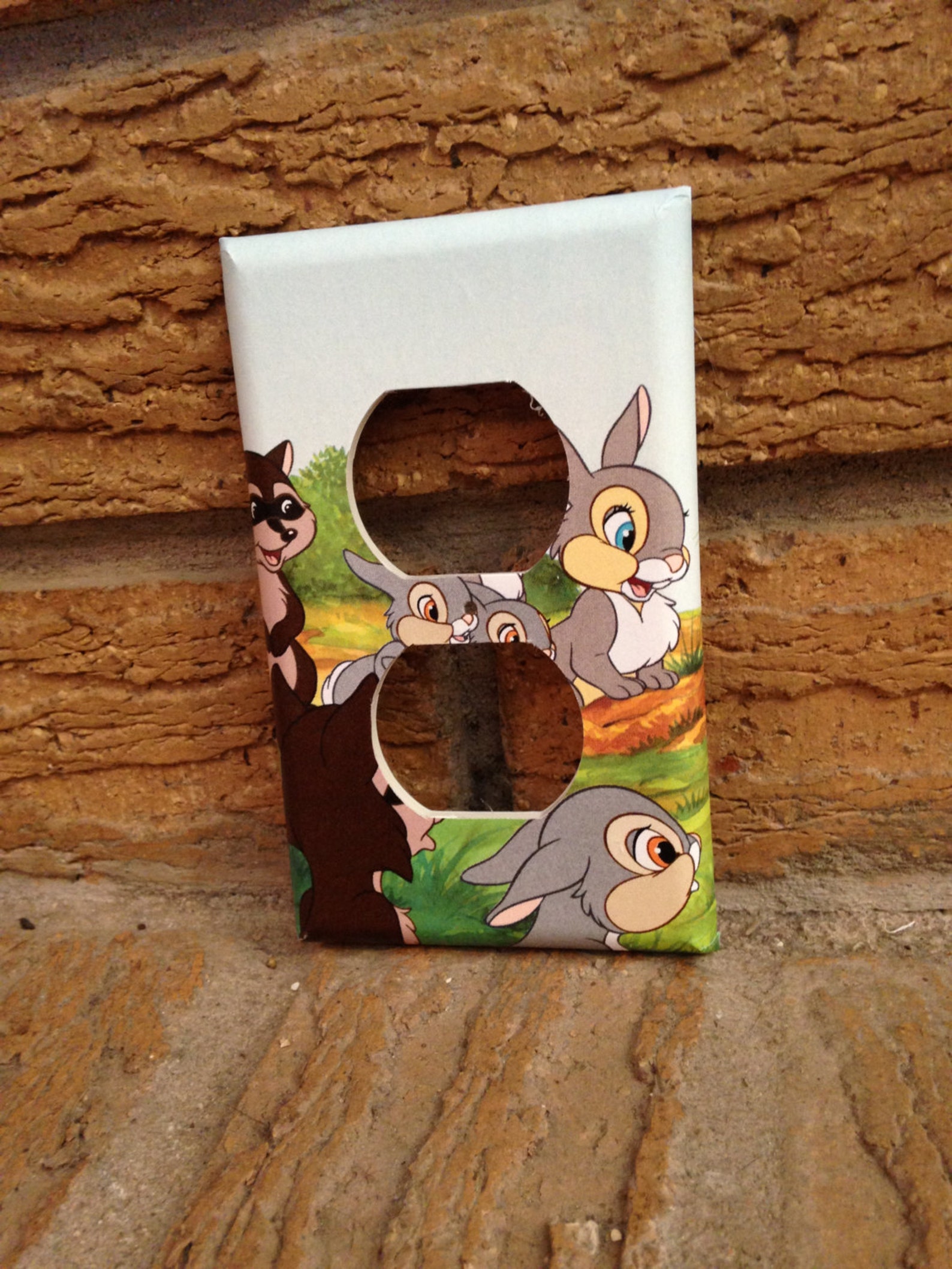 Thumper and His Family Electric Outlet Cover BAM4 - Etsy