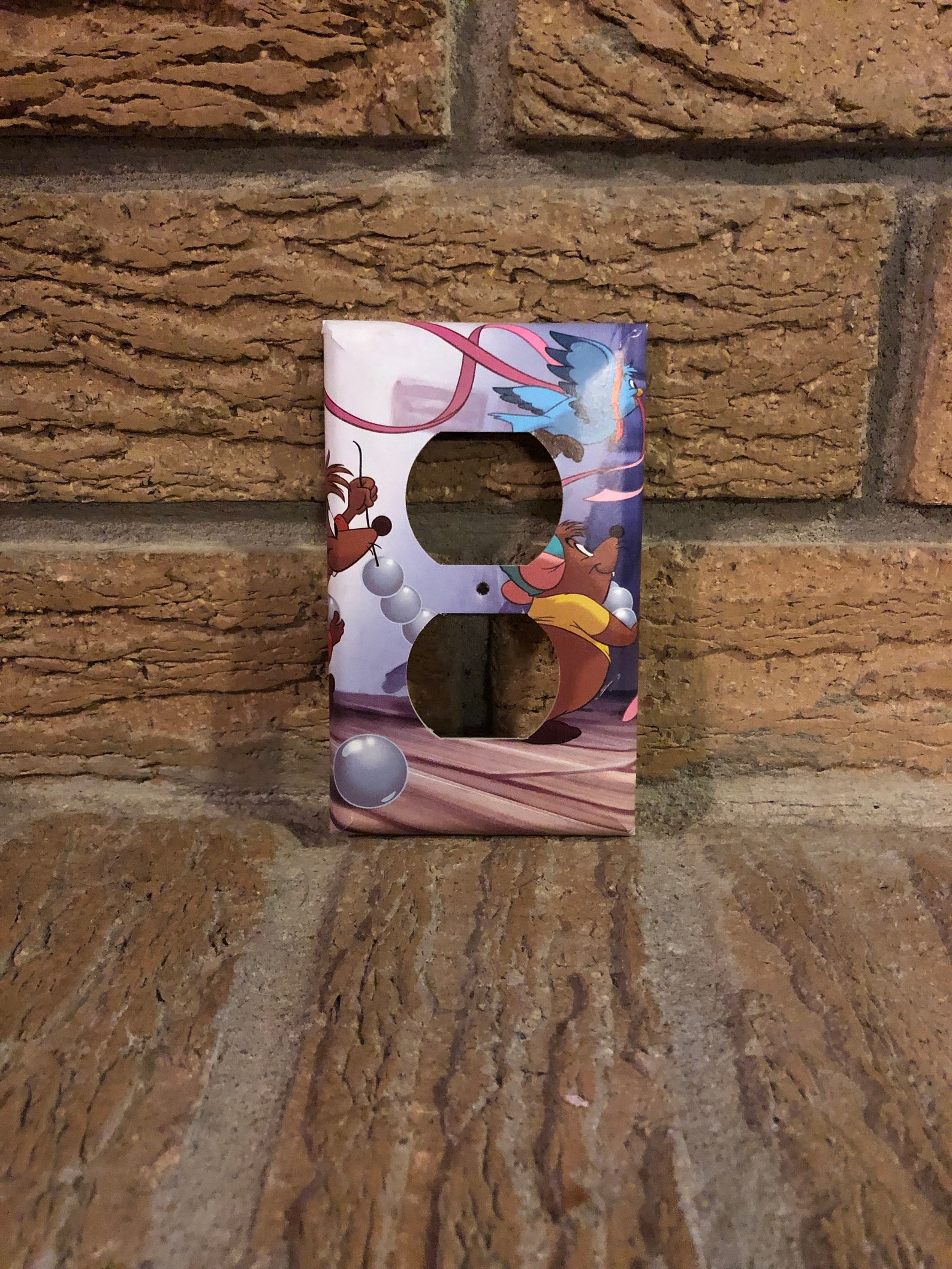 Cinderella Mice Electrical Outlet Cover Cinderella Decor - Etsy