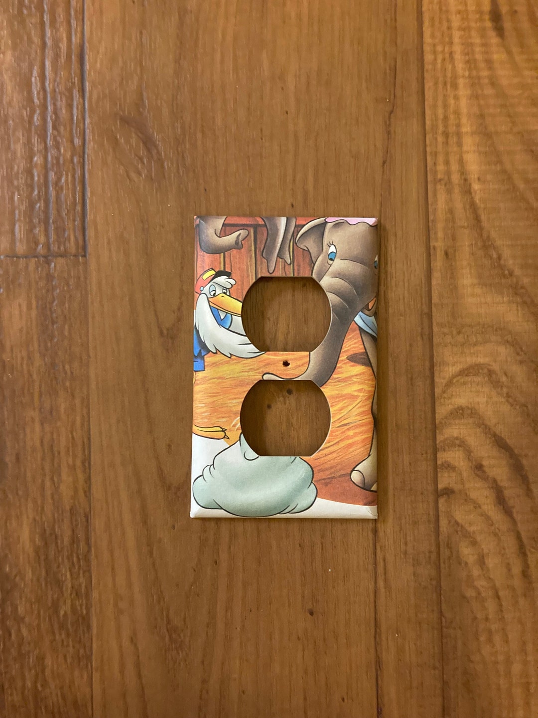 Dumbo Jumbo and Stork Electrical Outlet Plate Cover DUM5 - Etsy