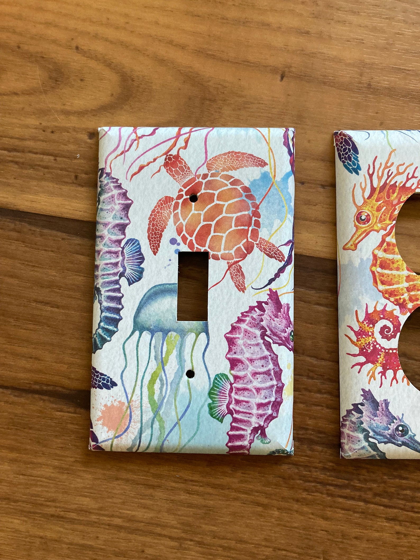 Sea Life Light Switch and Electrical Outlet Cover Sea Turtle - Etsy