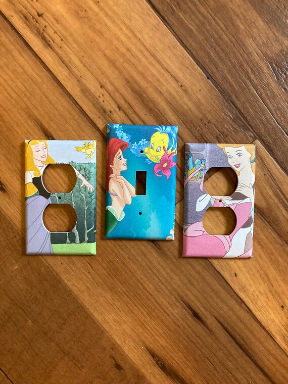 Classic Disney Princess Light Switch and Electrical Outlet - Etsy