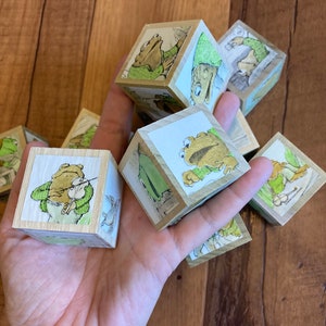 Frog and Toad Decorative Nursery Blocks - Etsy