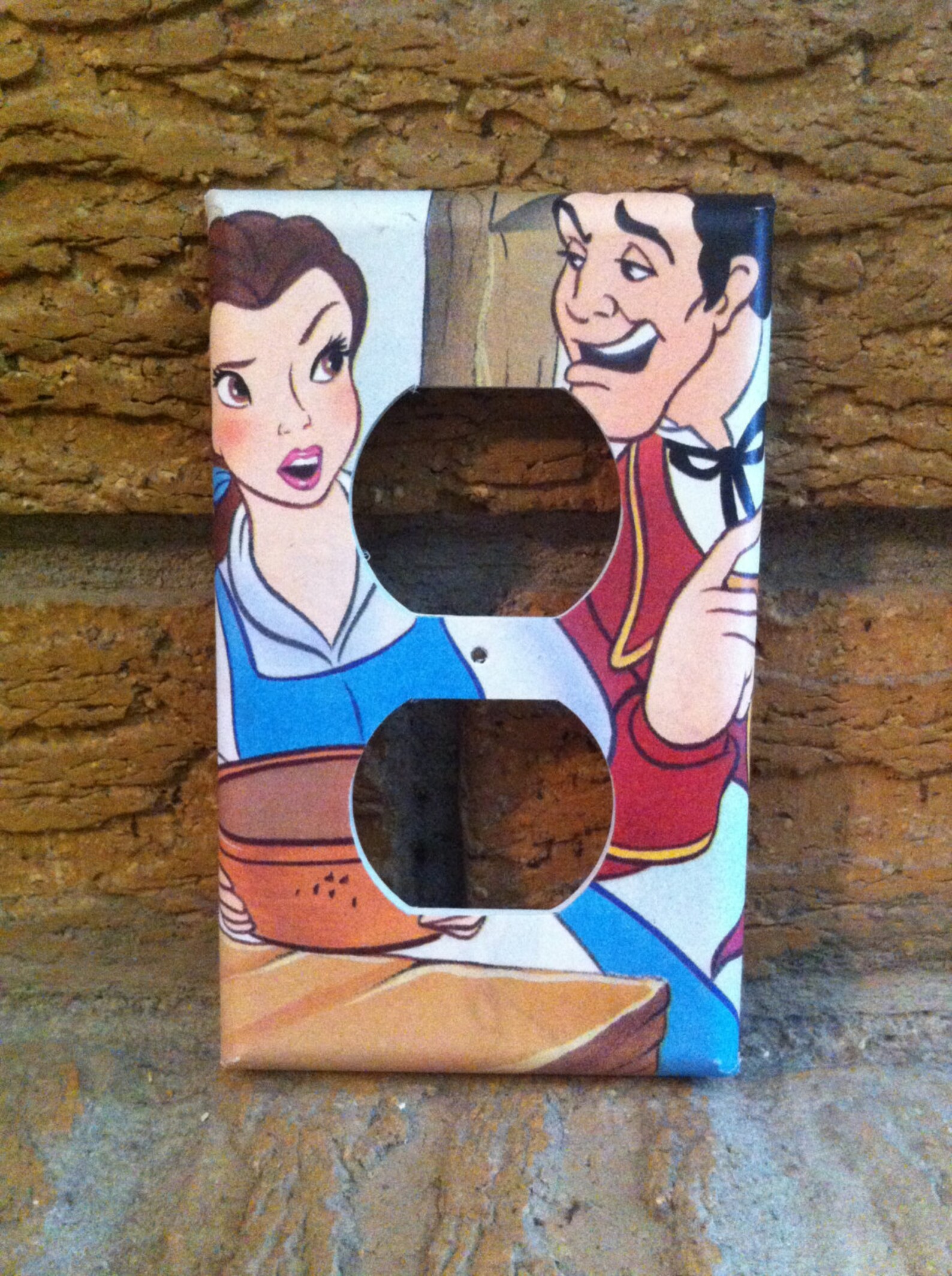 Belle and Gaston Beauty and the Beast Electrical Outlet Cover | Etsy