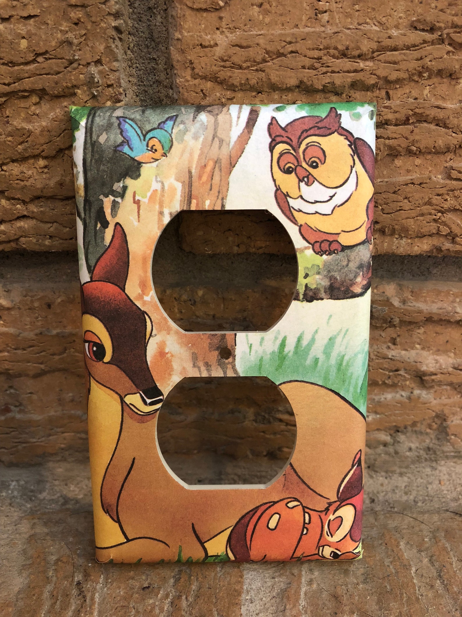 Bambi and Mother Light Switch and Electrical Cover BAM7 | Etsy