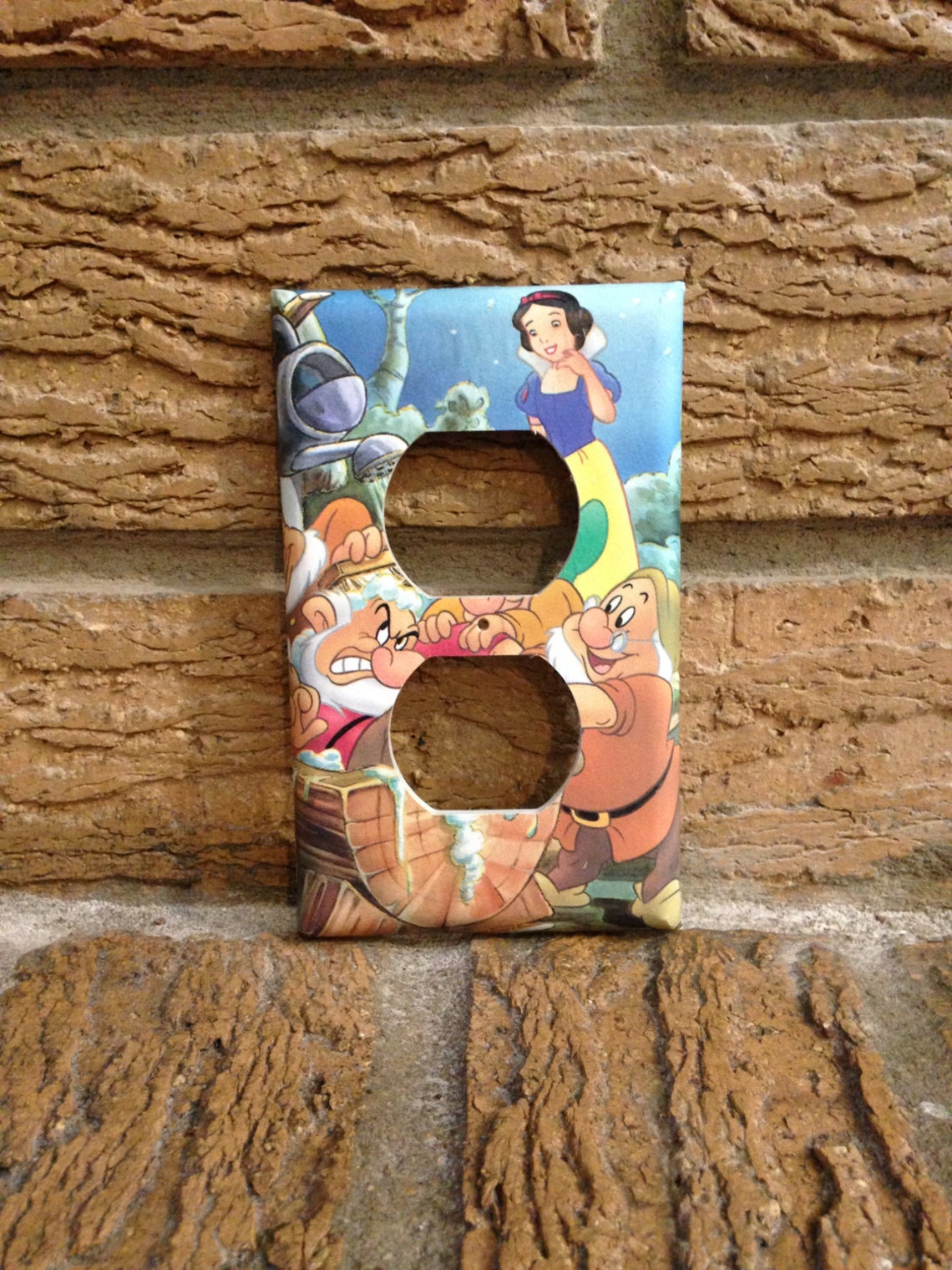 Snow White and the Seven Dwarfs Light Switch Cover and - Etsy