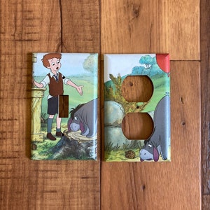 Eeyore Winnie the Pooh Light Switch and Electrical Outlet Cover, Winnie ...