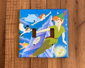 Peter Pan Light Switch Cover Pan and Captain Hook, PP6 - Etsy