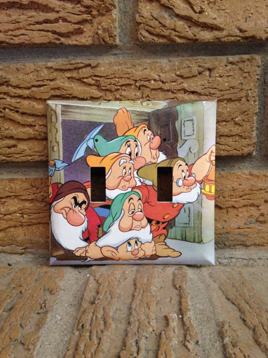 Snow White and the Seven Dwarfs Double Prong Light Switch - Etsy