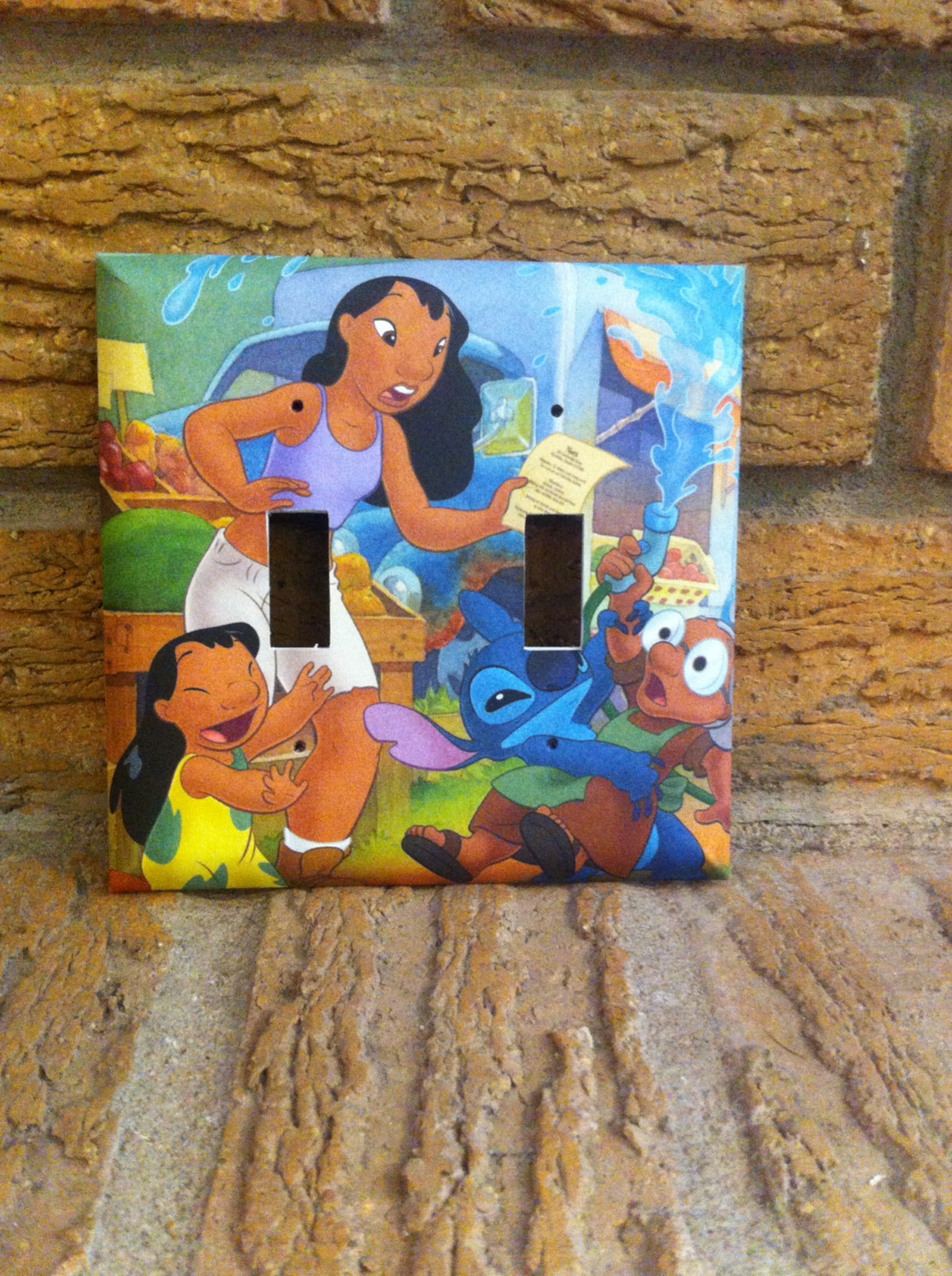 Lilo and Stitch Double Prong Light Switch Cover Lilo and - Etsy