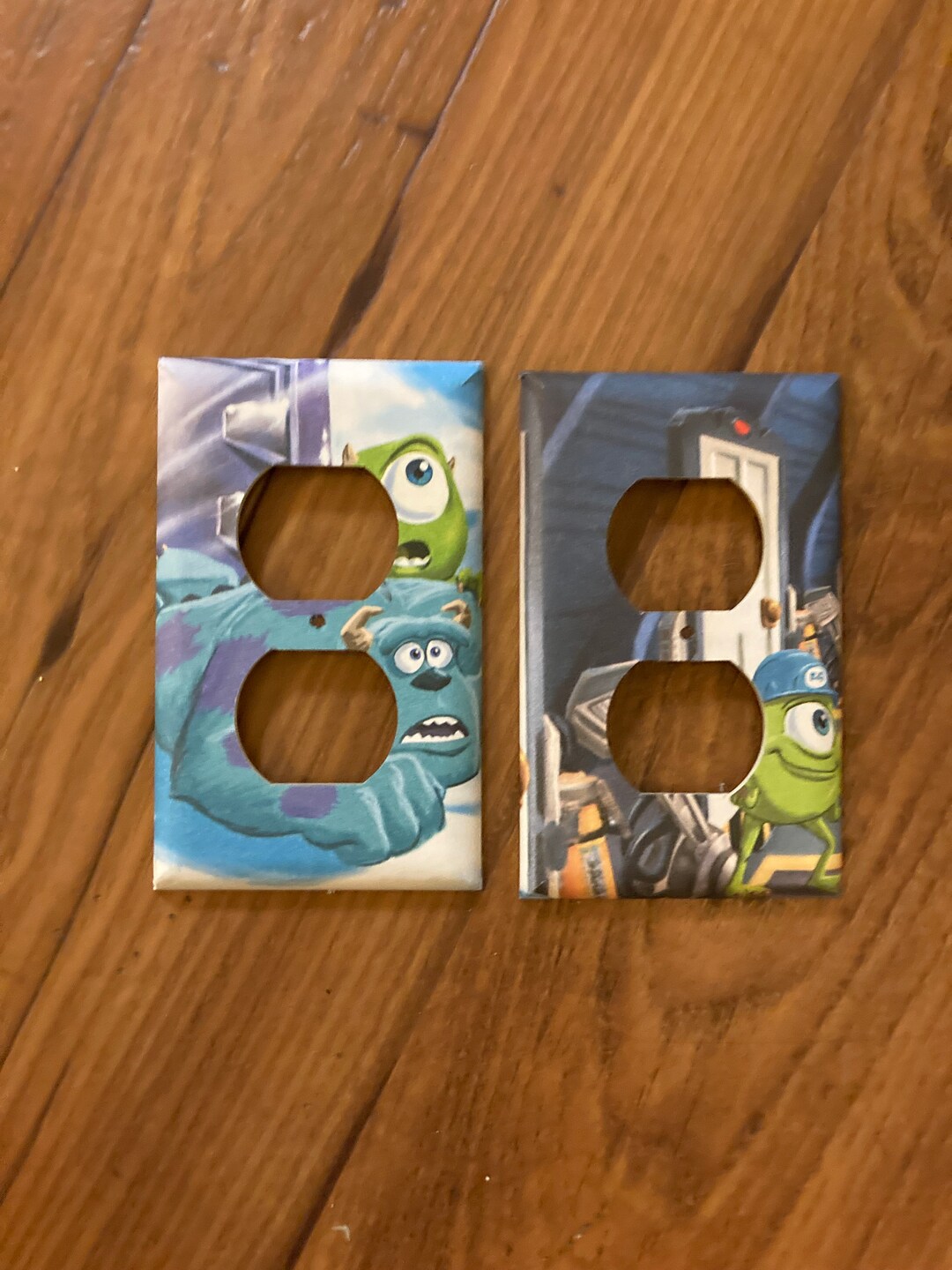 Monster's Inc Electrical Outlet Covers, Mike and Sulley - Etsy