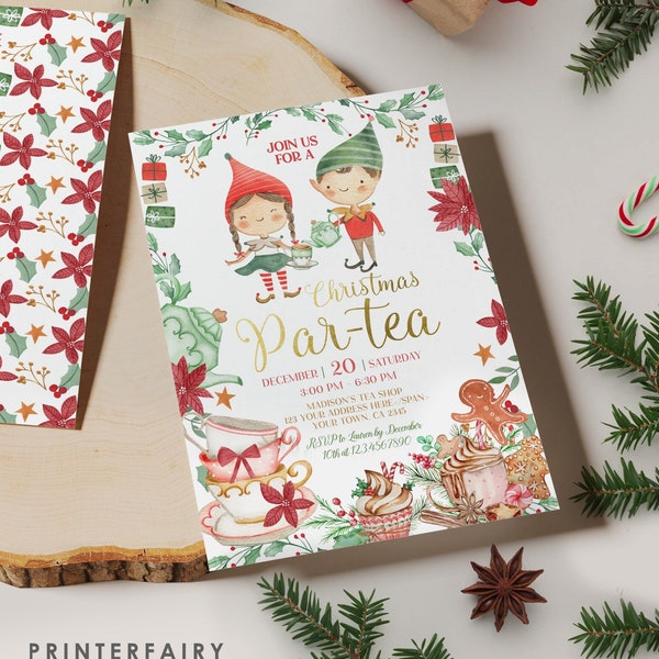 Christmas Tea Party - Etsy