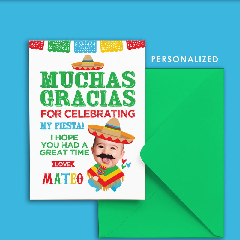 Fiesta Thank You - Etsy