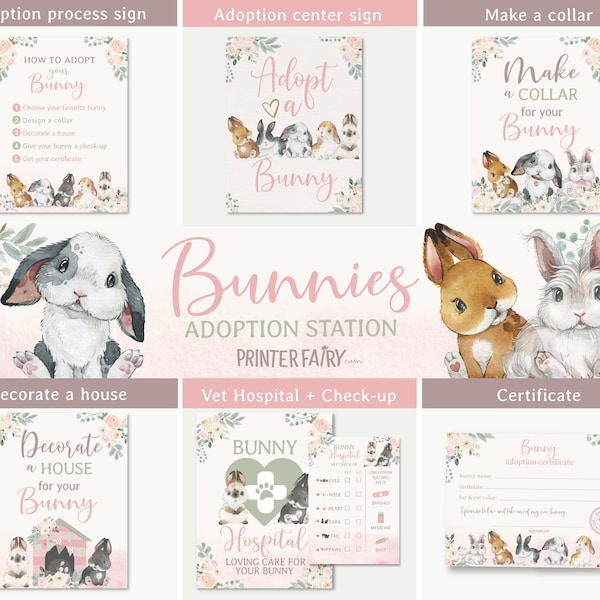 Bunny Birthday Party - Etsy