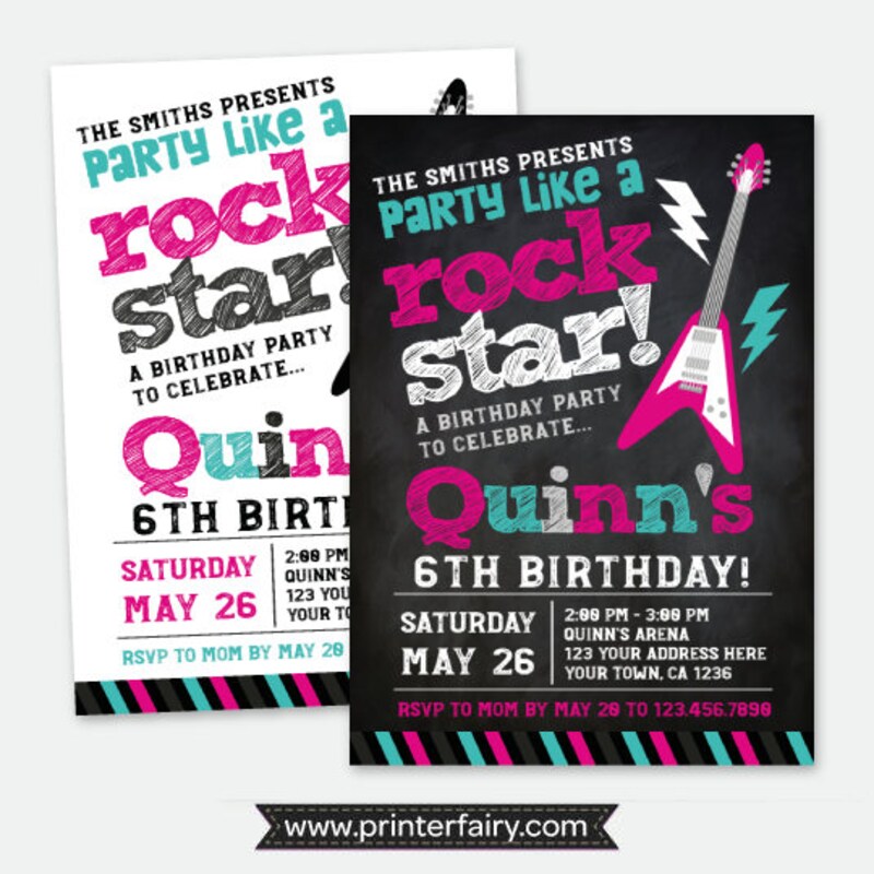 Rockstar Party - Etsy
