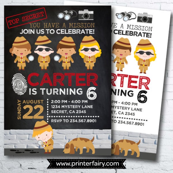 Detective Party - Etsy