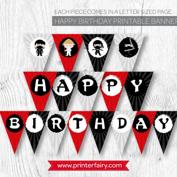 Ninja Turtle Banner - Etsy