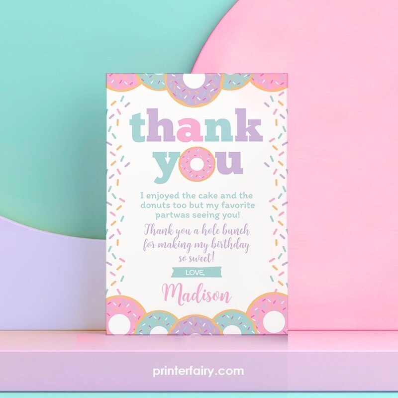 Donut Thank You - Etsy