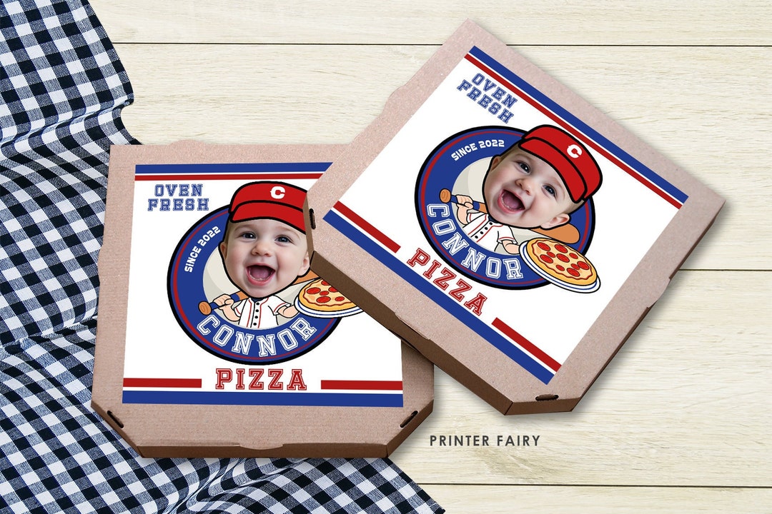 Pizza Box Printable Label, Any Ages, Color and Celebration, Pizza ...