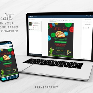 Taco About Retirement Invitation, Editable Printable Invite, Mexican ...