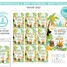 Luau Favor Tags, EDITABLE, Hawaiian Thank You Tags, Beach Birthday ...