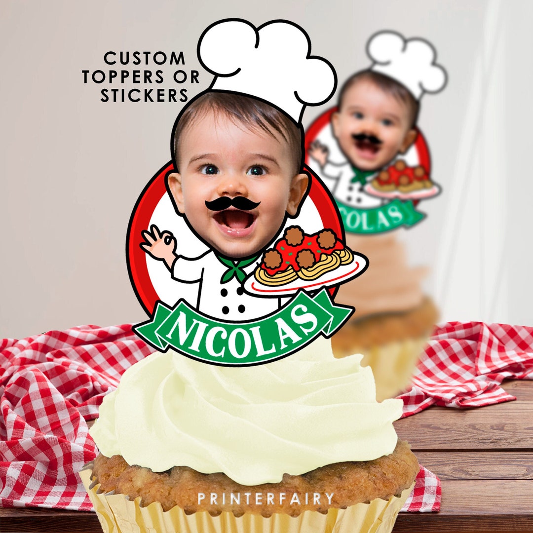 Meatballs Party Printable Toppers, Spaghetti Birthday Party, Italian ...