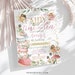 Editable Time Four Tea Partea 4th Birthday Invitation Fairytale ...