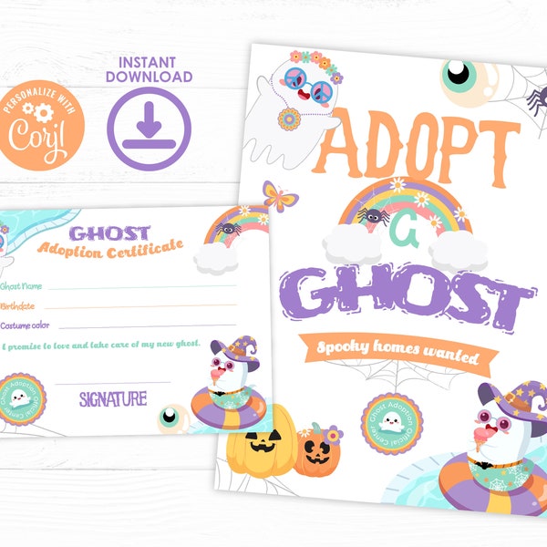 Adopt a Ghost - Etsy