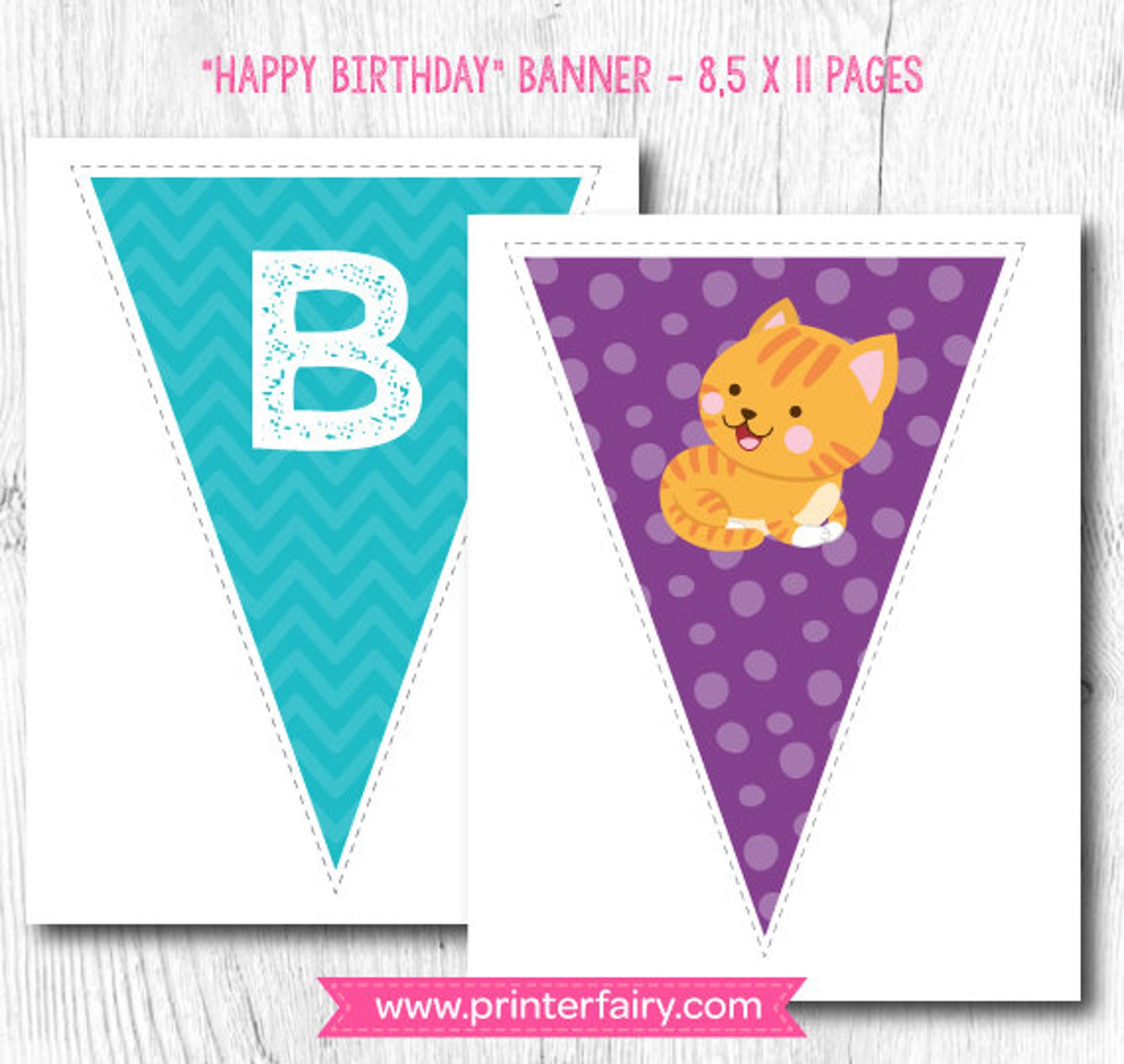 Puppies and Kitties Birthday Banner Pet Adoption Party - Etsy