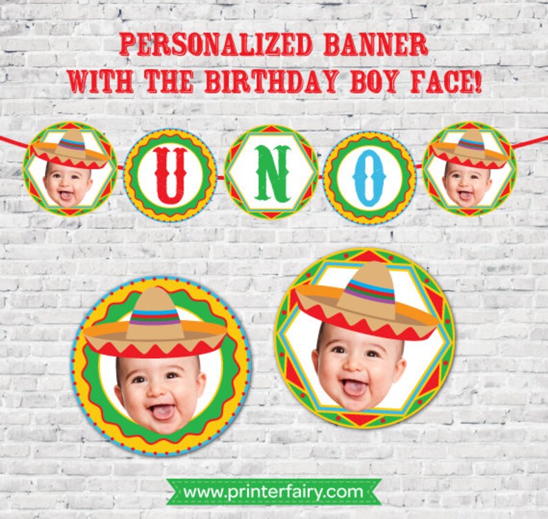 Personalized Fiesta Banner With Picture Fiesta Decorations - Etsy