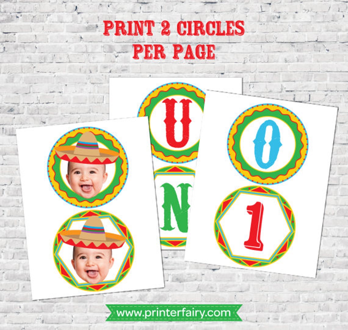 Personalized Fiesta Banner With Picture Fiesta Decorations - Etsy