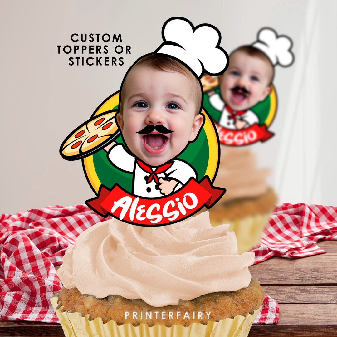 Pizza Party Printable Toppers, Pizza Birthday Party, Italian Birthday ...
