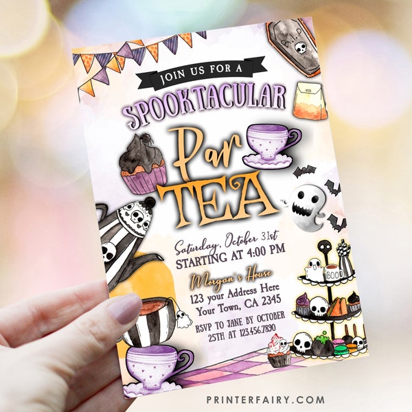 Tea Party Invitation - Etsy