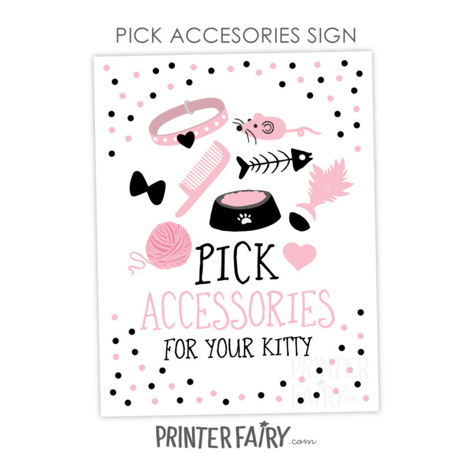 Kitty Adoption Bundle, Pet Adoption Center Full Pack, Pink, Black ...