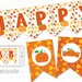 Little Pumpkin Birthday Party Banner, EDITABLE Autumn Birthday Party ...
