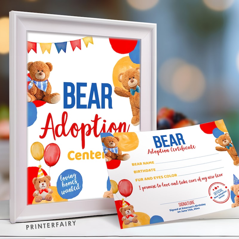Build a Bear Certificate - Etsy