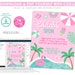 Pink Pool Party Editable Sign, Birthday Pool Party, Birthday Welcome ...
