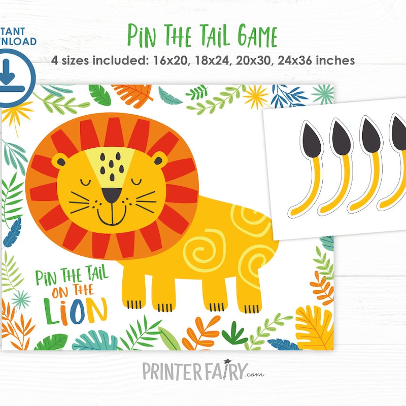 Pin the Tail - Etsy