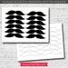 Pin the Mustache Printable Party Game, DIGITAL Personalized Design - Etsy