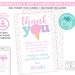 Ice Cream Thank You Cards, EDITABLE, Ice Cream Thank You Notes, EDIT ...