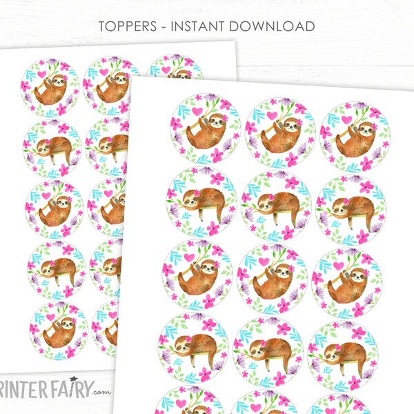 Birthday Sloth Svg - Etsy