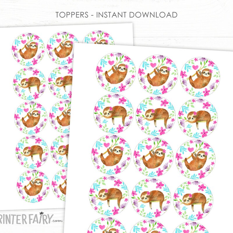 Sloth Sticker - Etsy