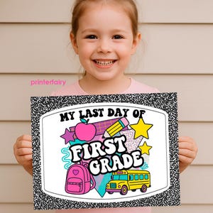 First Day of School Printable Signs BUNDLE of 38 Signs From Nursery to ...