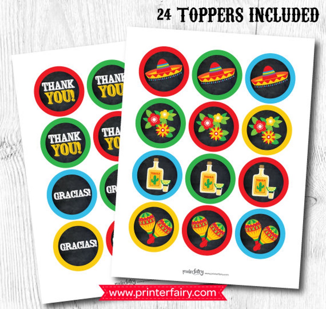 FIESTA Cake Topper, Fiesta Baby Shower Decorations, Fiesta Decorations ...