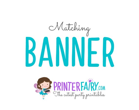 Matching Printable Banner | Etsy