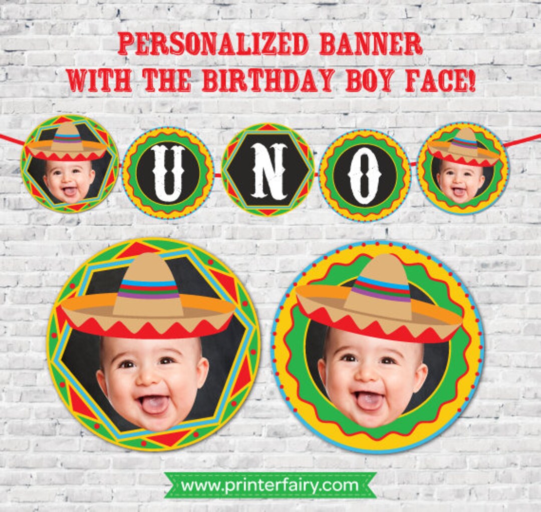 Personalized Fiesta Banner With Picture, Fiesta Decorations, Fiesta ...