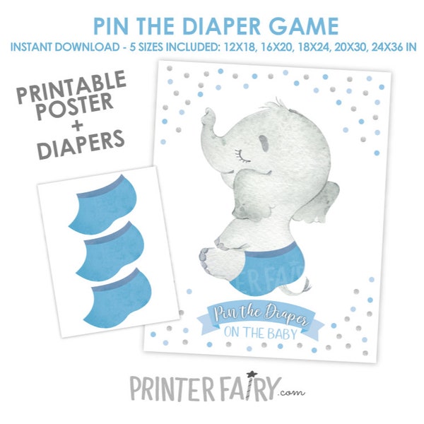 Diaper Pin Game - Etsy