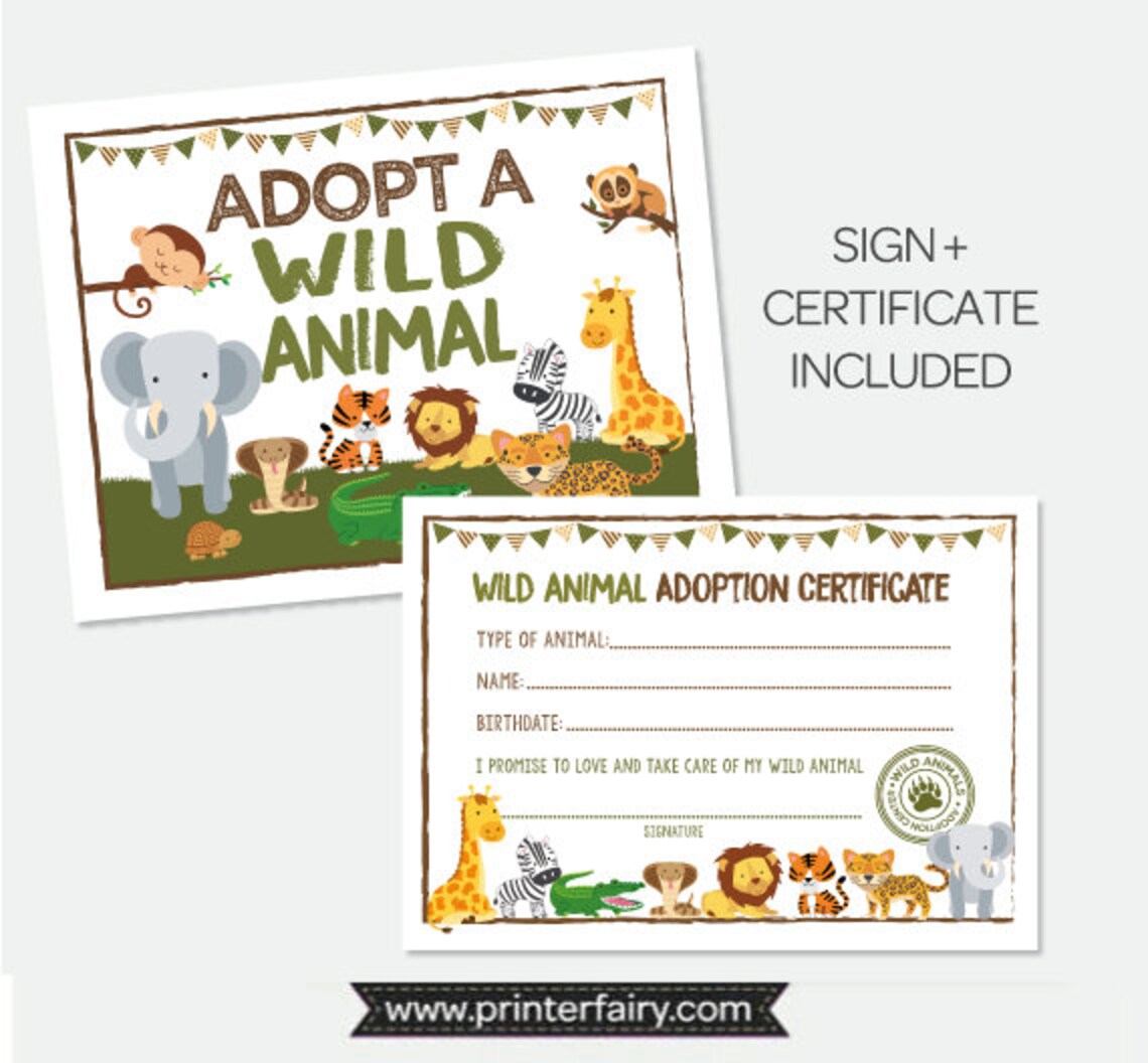 Safari Party Pack Safari Printable Decorations Jungle - Etsy