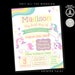 Back to School Unicorn Sign, First Day of School Editable Board, First ...